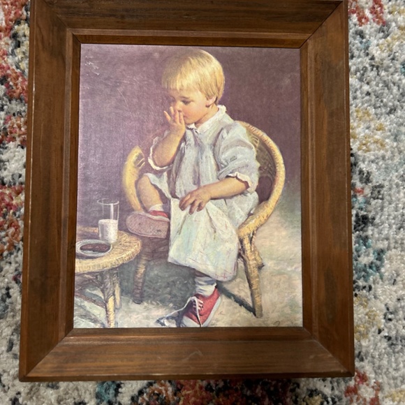 Art | Framed James Ingwersen Art Prints Gretchen Girl Eating Gary Boy ...